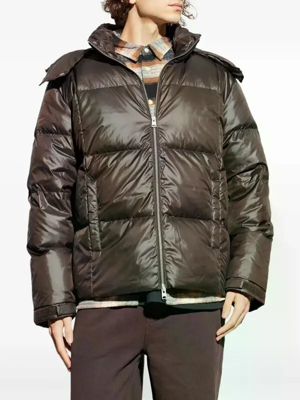 ALLSAINTS Lupin Padded Jacket With Removable Hood