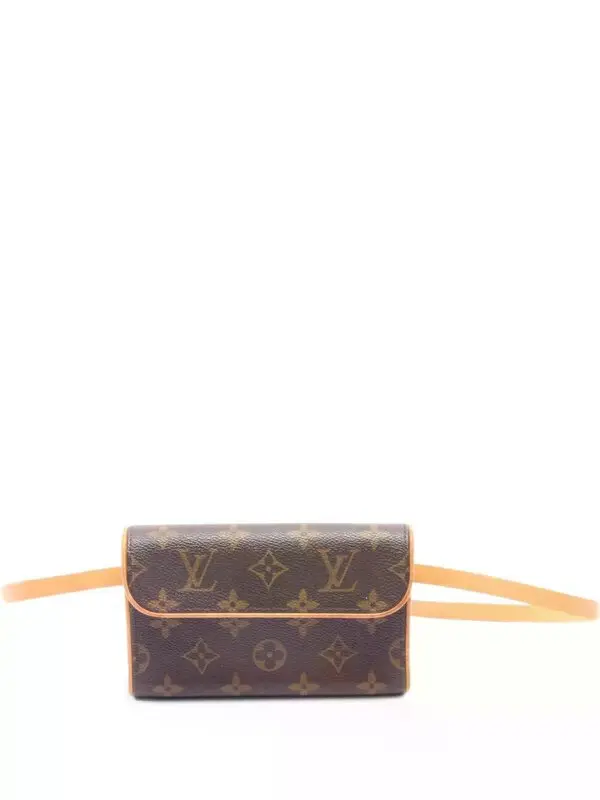 LOUIS VUITTON 2002 Pochette Florentine Belt Bag - Brown