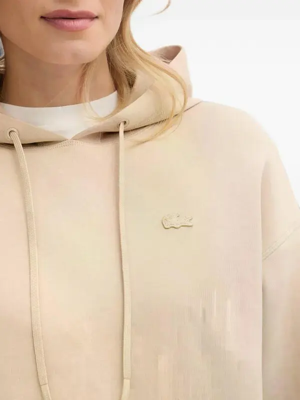 Lacoste Logo-patch Drawstring Hoodie