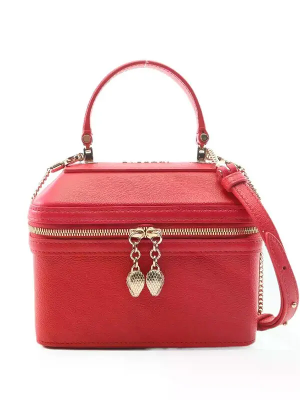 BVLGARI 2010s Serpenti Jewelry Box Two-way Handbag