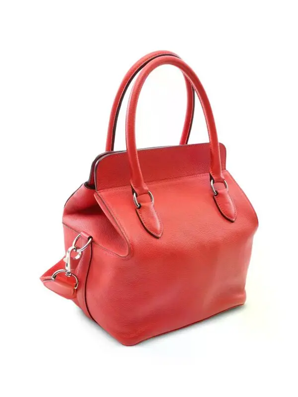 Hermès Toolbox Two-way Handbag - Red