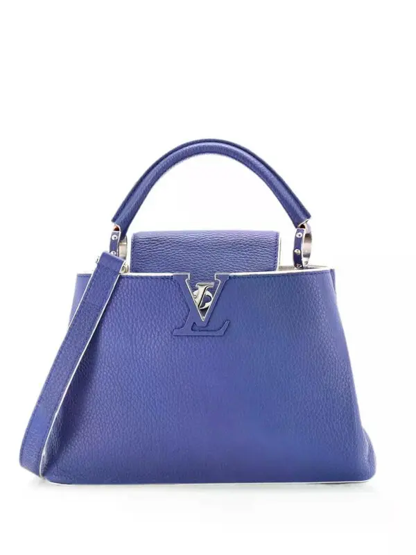LOUIS VUITTON Capucines Bag Leather Bb Satchel