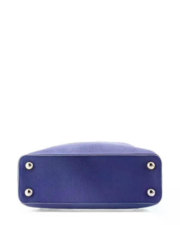 LOUIS VUITTON Capucines Bag Leather Bb Satchel