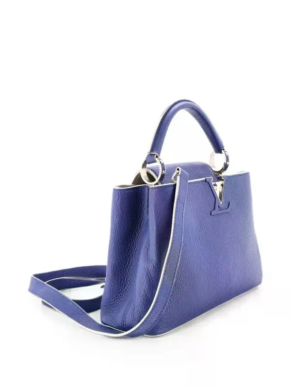 LOUIS VUITTON Capucines Bag Leather Bb Satchel