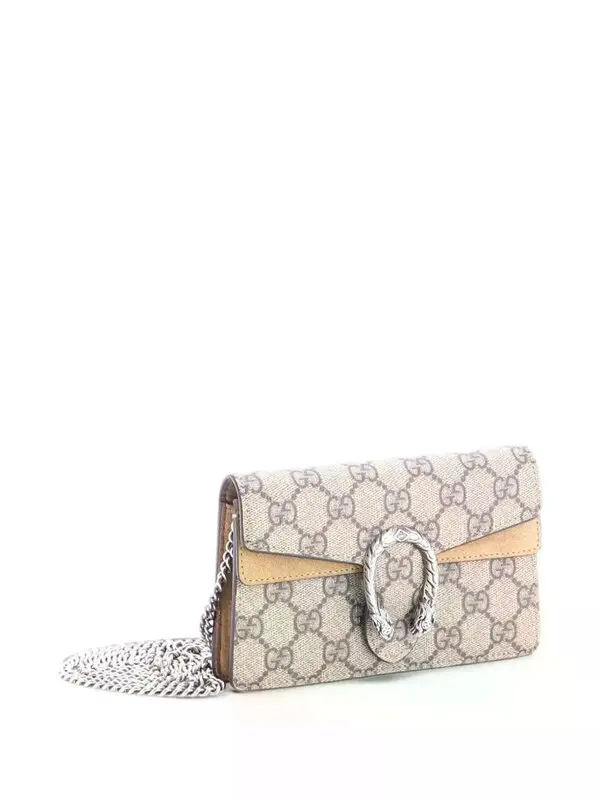 Gucci Dionysus Bag Gg Coated Canvas Super Mini Crossbody Bag