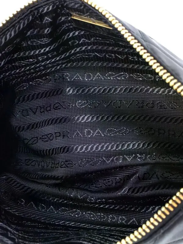 Prada Re-edition Chain Zip Pouch Quilted Re-nylon Shoulder Bag