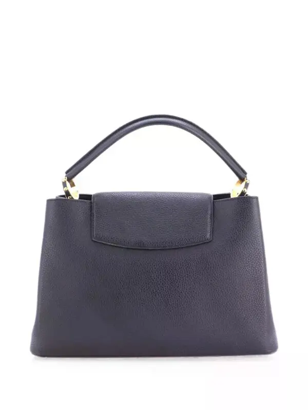 LOUIS VUITTON Capucines Bag Leather Gm Satchel