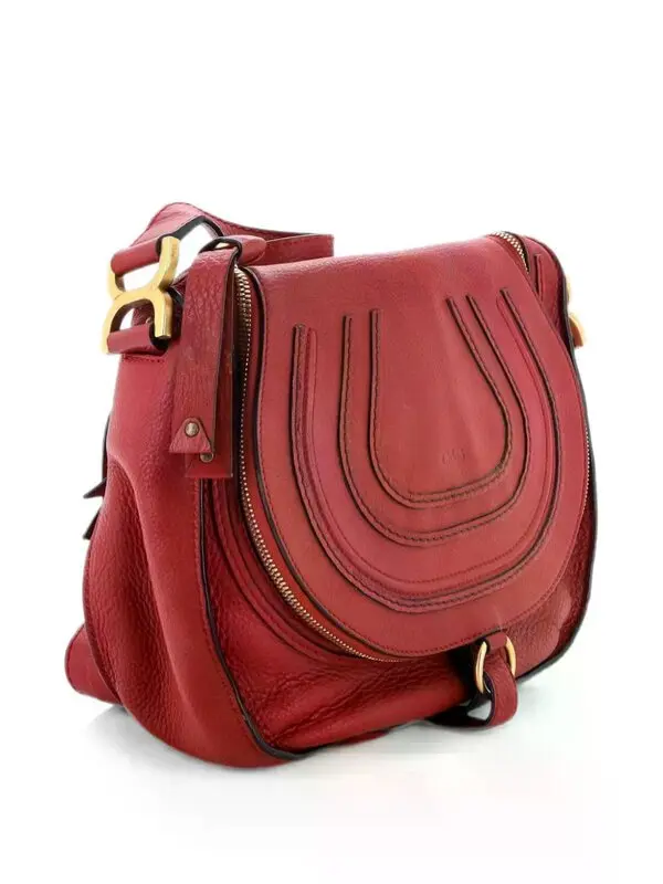 Chloé Marcie Zip Crossbody Bag Leather Medium Shoulder Bag