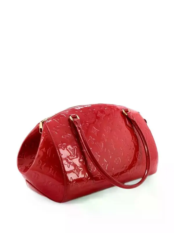 LOUIS VUITTON Sherwood Handbag Monogram Vernis Gm Satchel - Red