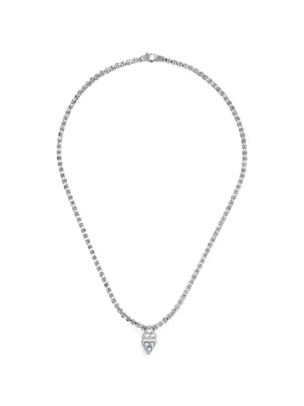 DESMOS Infinity Triangle-motif Necklace - Silver