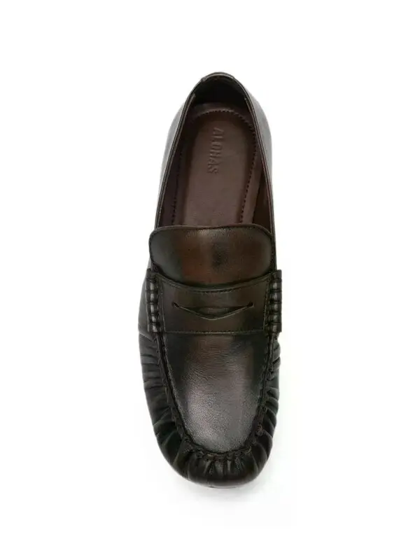 ALOHAS Gathered Penny-slot Loafers