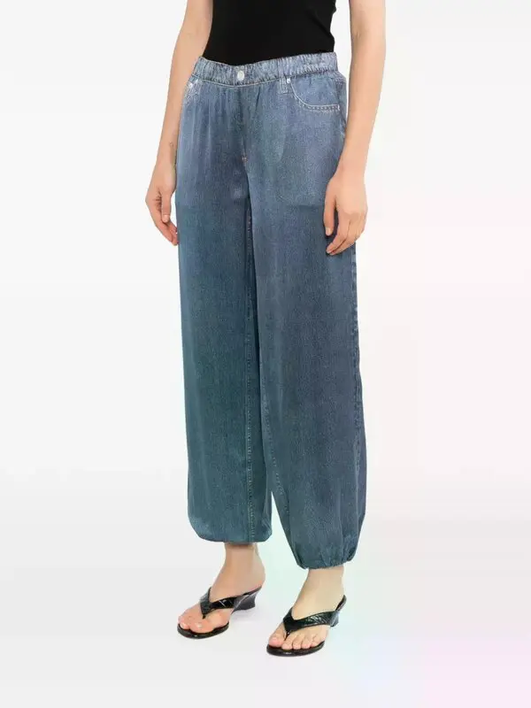 Rag & Bone Miramar Satin Bubble Pants - Blue