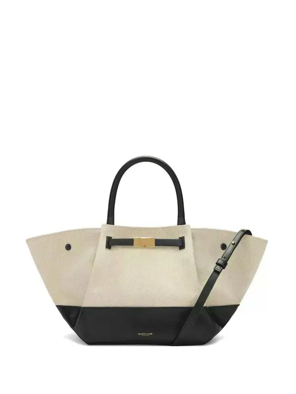 DEMELLIER Midi New York Canvas Tote Bag - Neutrals