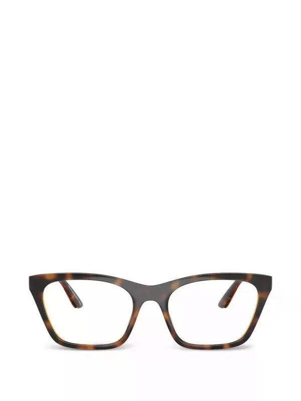 Emporio Armani Tortoiseshell-effect Cat-eye Sunglasses - Brown