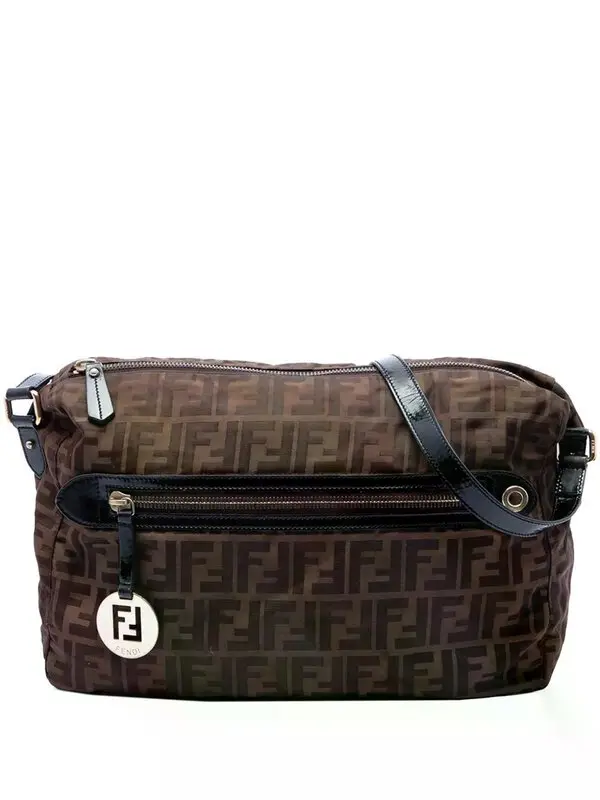 Fendi 2000-2010 Zucca Canvas Crossbody Bag