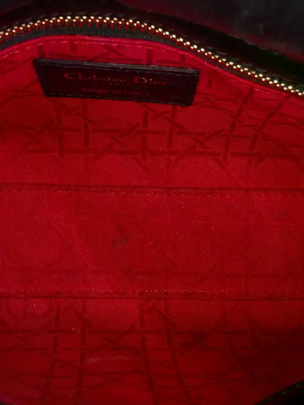 Dior Lambskin Cannage Lady Satchel