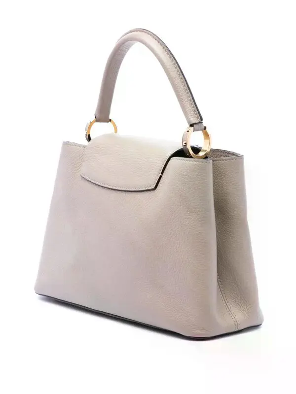 LOUIS VUITTON 2017 Taurillon Capucines Mm Satchel
