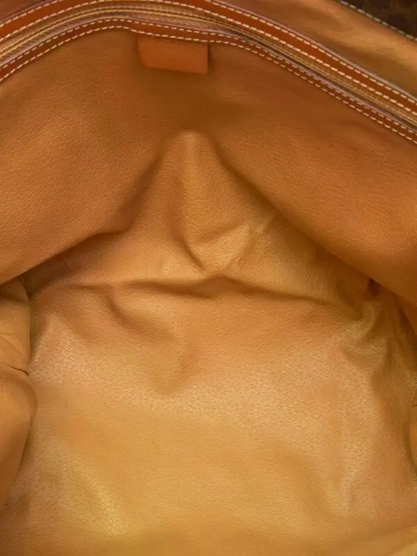 Celine 1998 Macadam Coated Canvas Tote Bag