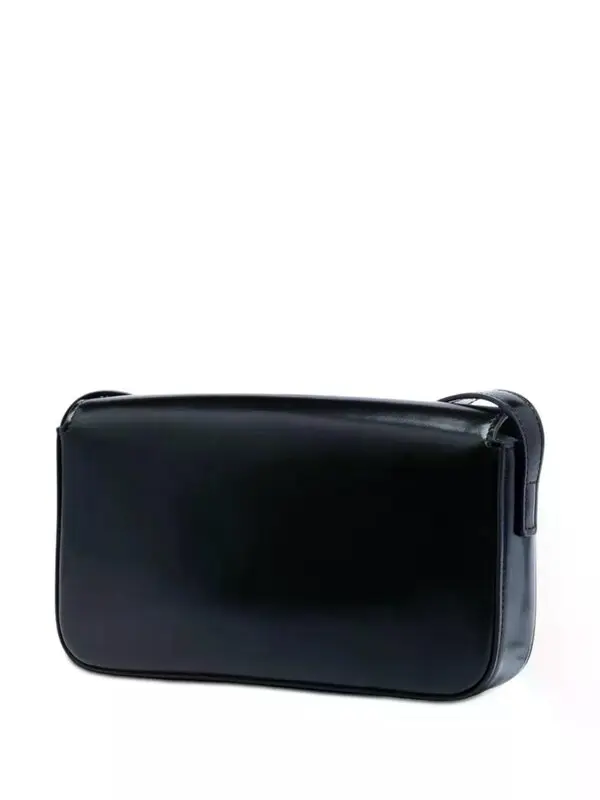 Celine 2022 Shiny Calfskin Triomphe Claude Shoulder Bag