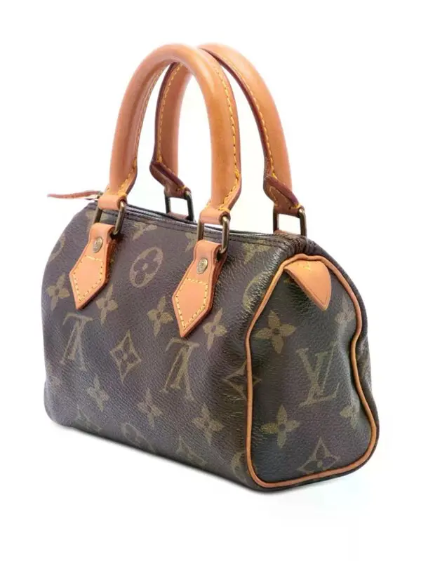 LOUIS VUITTON 1992 Monogram Nano Speedy Satchel