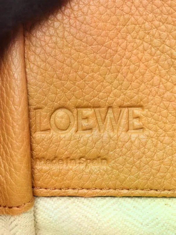 Loewe 2010-2026 Mini Grained Calfskin Drawstring Hammock Bag Satchel