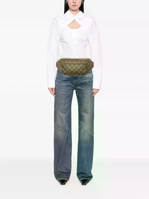 LOUIS VUITTON Damier Ebene Melville Belt Bag