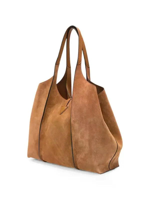 TOD'S Medium T Timeless Suede Tote Bag