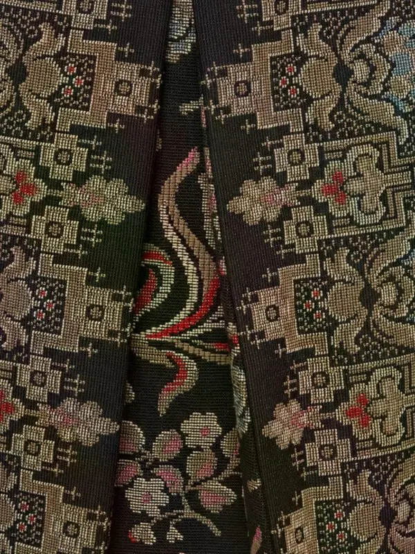 Valentino Garavani Floral Print Canvas Mini Skirt