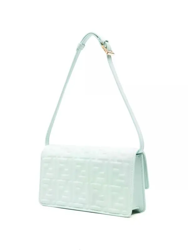 Fendi Compact Baguette Ff Shoulder Bag - Neutrals