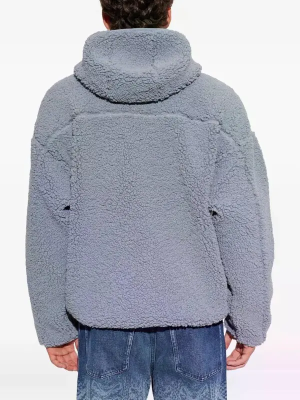 DIESEL® Teddy Logo-embroidered Hoodie