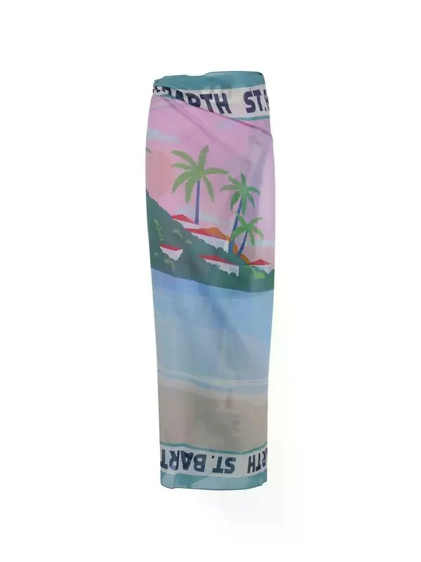 MC2 SAINT BARTH Logo-print Sarong