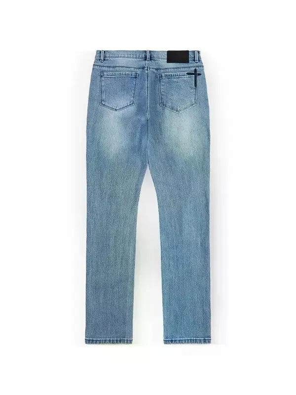 RtA Bryant Distressed Skinny Jeans - Blue