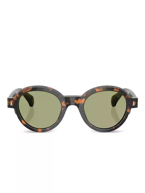 Moncler Rondosa Tortoiseshell Round-frame Sunglasses - Brown