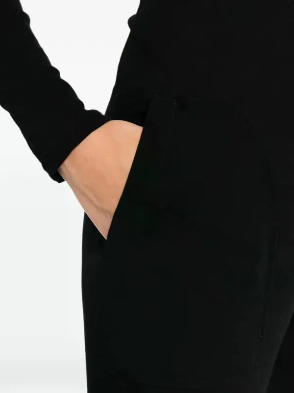Yohji Yamamoto Jersey Shirt Collar Long Sleeve Jumpsuit