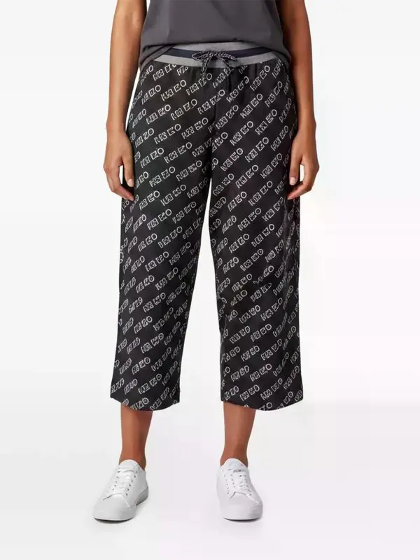 Kenzo Monogram Cropped Track Pants