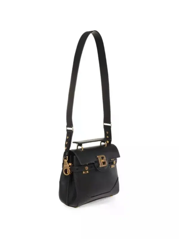 Balmain 23 B-buzz Leather Tote Bag - Black