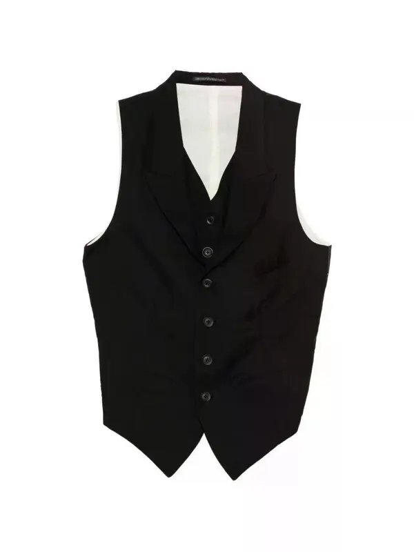 Yohji Yamamoto U-asymme Collar Vest