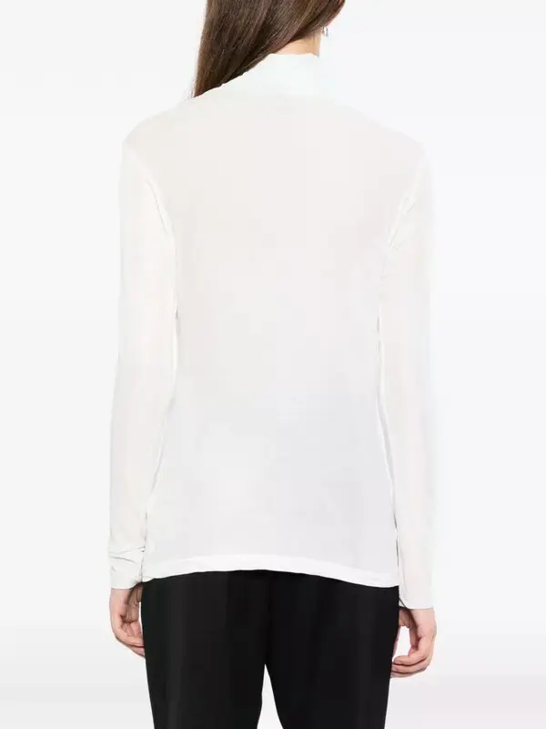 Yohji Yamamoto Roll-neck Long-sleeve Top