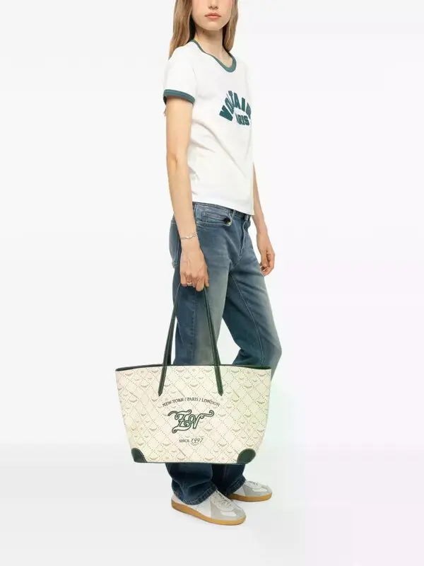 Zadig&Voltaire Z Shopper Monogram Tennis Bag - Neutrals