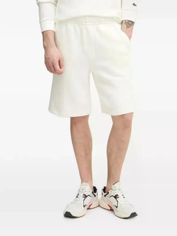 Lacoste Logo-patch Track Shorts - Neutrals