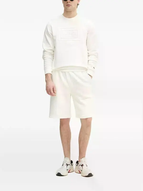 Lacoste Logo-patch Track Shorts - Neutrals
