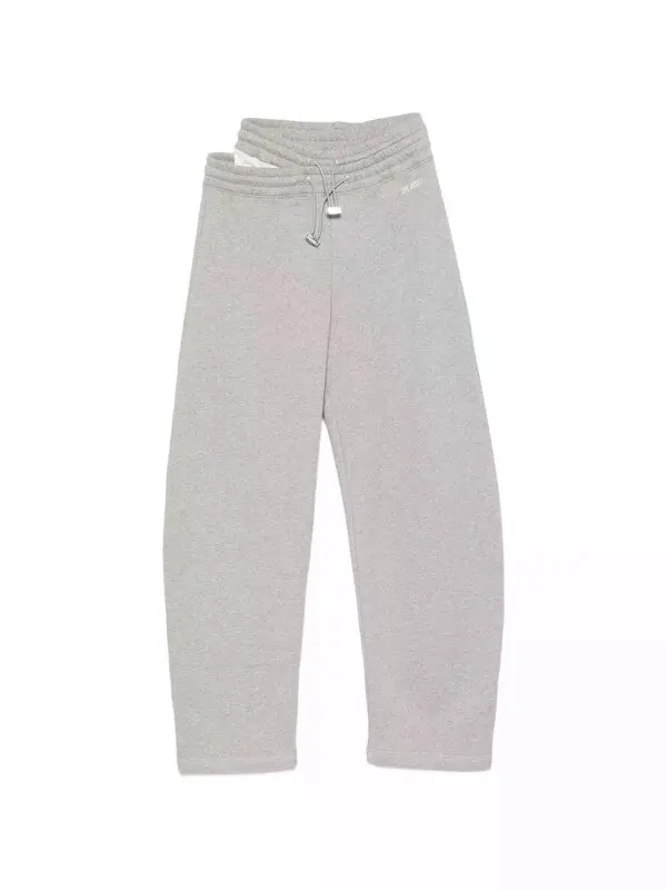 Attico Layered-waistband Drawstring Track Pants