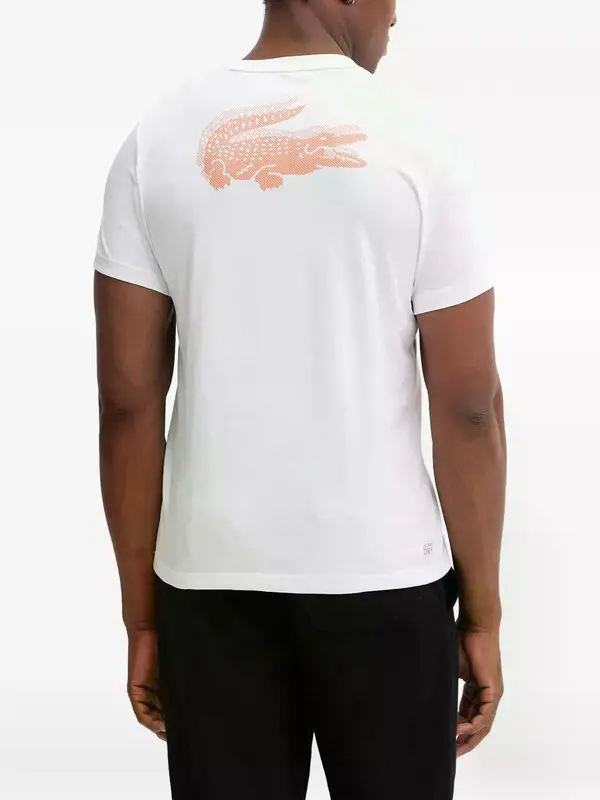 Lacoste Logo-patch Performance T-shirt - White
