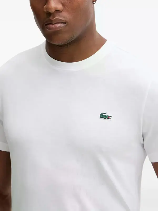 Lacoste Logo-patch Performance T-shirt - White