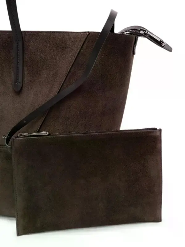 Brunello Cucinelli Suede Tote Bag - Brown