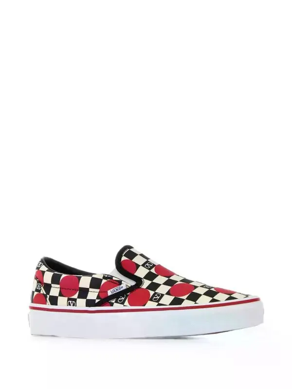 Valentino Garavani X Vans Checkerboard Slip-on Sneakers - Neutrals