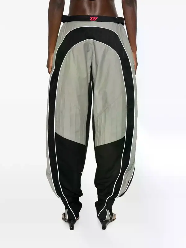 Attico Paneled Logo Patch Trousers