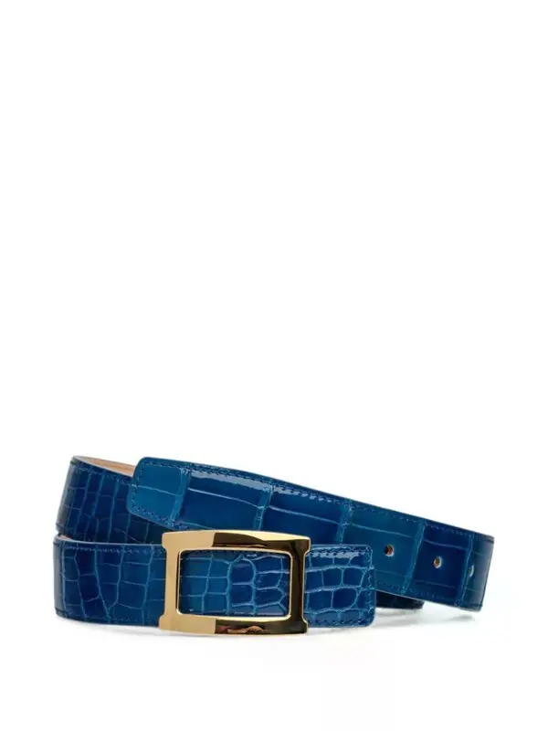 KWANPEN Gallery Crocodile-effect Glazed Belt