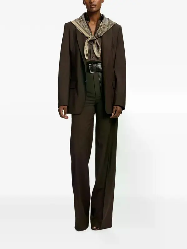 Ralph Lauren Paisley-print Crepe De Chine Scarf - Neutrals