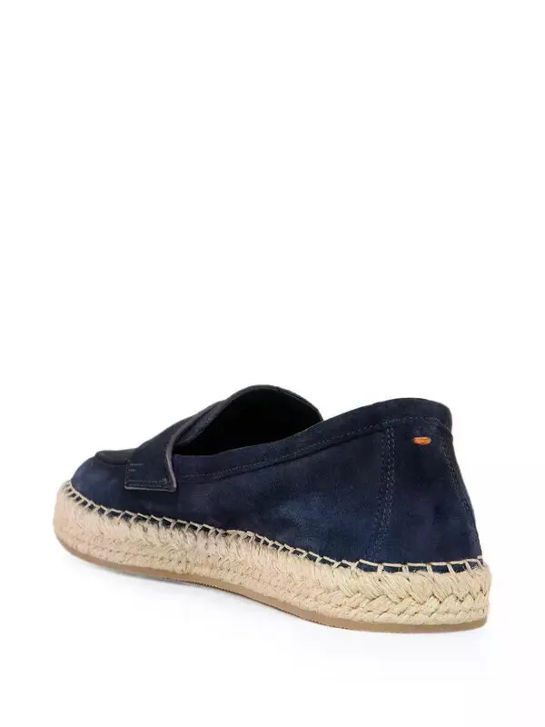 Santoni Suede Slip-on Espadrilles